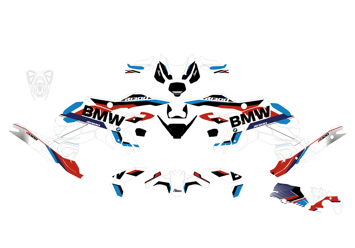 BMW R1300 GS Graphics Kit - Space Edition – Arider