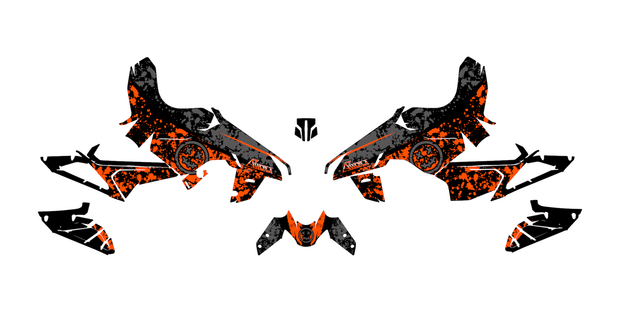 Graphics kits fit for KTM Duke 390 - Stickers | Arider