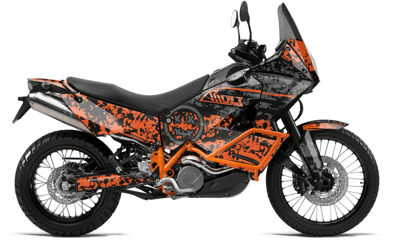 Kit déco adapté pour KTM 950 Adventure - Autocollants | Arider – arider-de