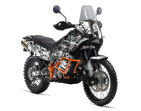 Graphics Kit suitable for KTM 950 / 990 Adventure - Smiley Edition – Arider