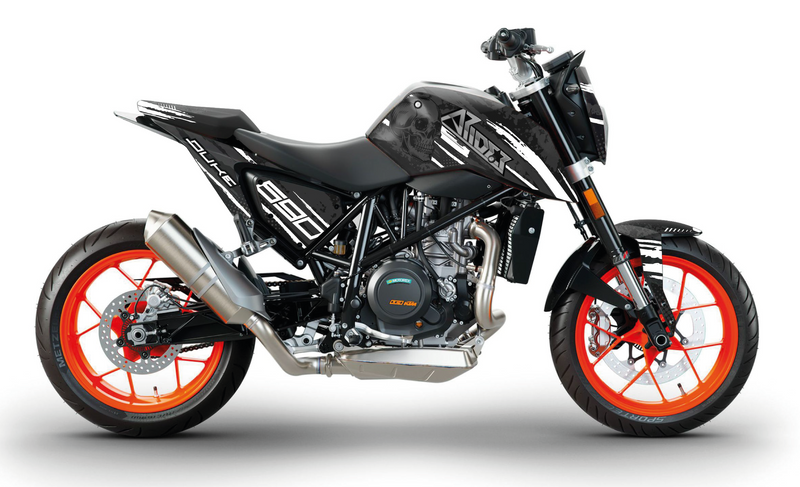 Graphics kits fit for KTM Duke 690 - Stickers | Arider