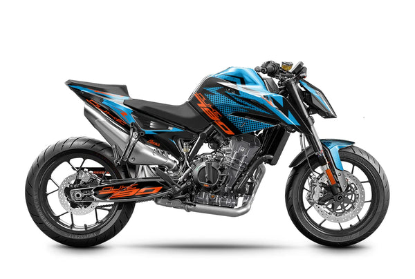 Graphics Kit suitable for KTM Duke 790- Sonic Edition – Arider