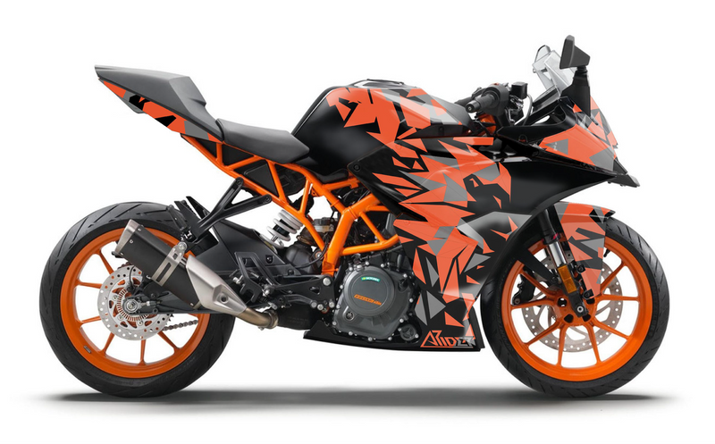 Graphics kits fit for KTM RC 390 - Stickers | Arider