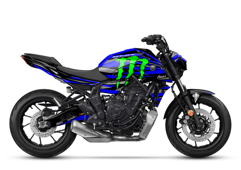 Graphics kits fit for Yamaha MT 07 2021 - 2024 - Stickers | Arider